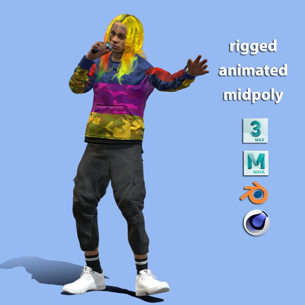 6ix9ine rapper - 3DPassion.NET