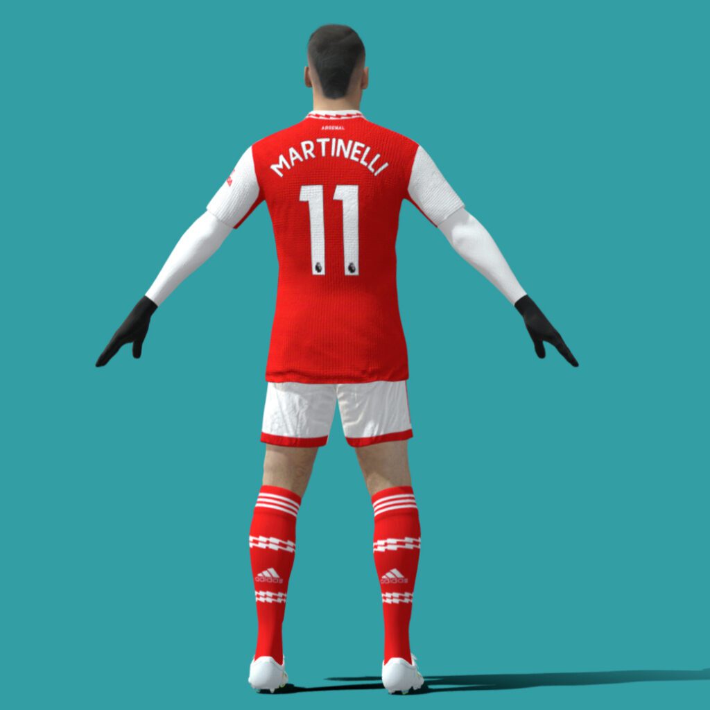 T-P Rigged Gabriel Martinelli Arsenal – 3DPassion.NET