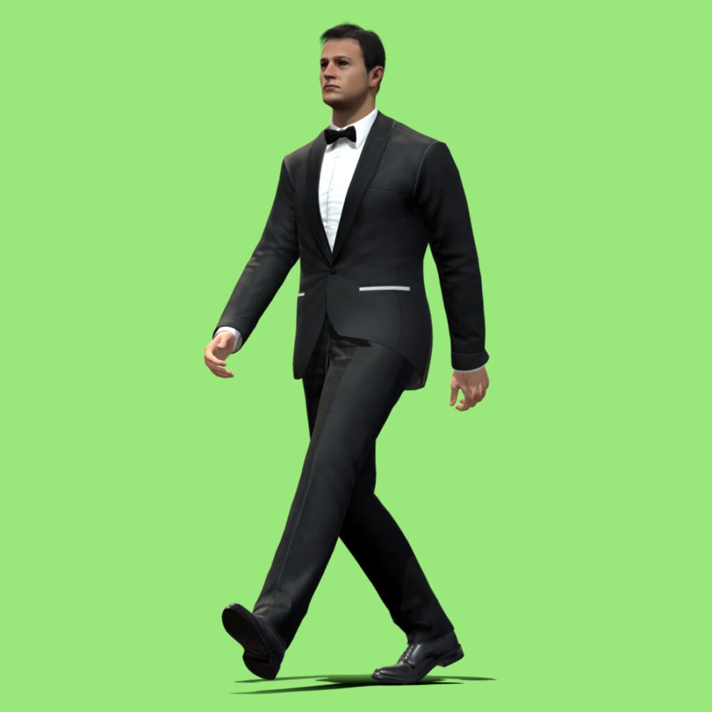 3D Rigged Man in suit – 3DPassion.NET