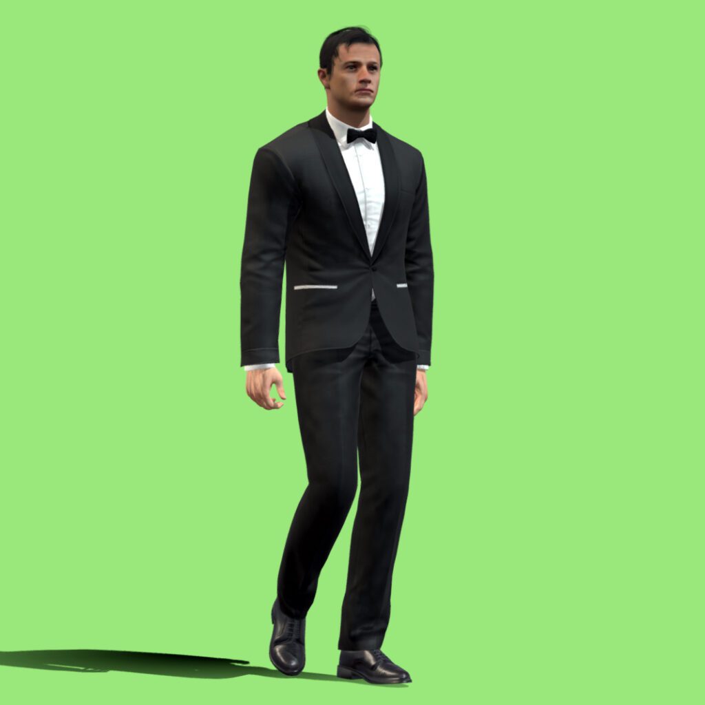3D Rigged Man in suit – 3DPassion.NET