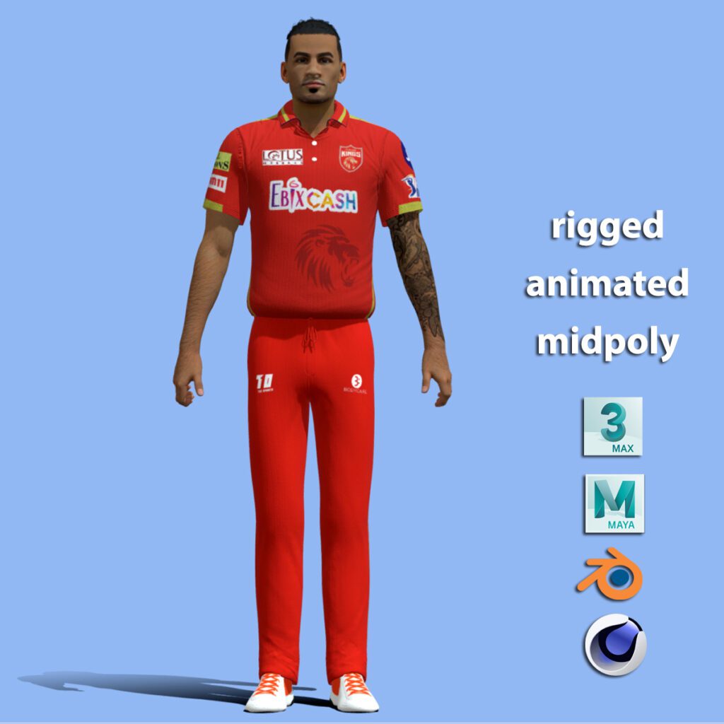 3D Rigged Man in suit – 3DPassion.NET