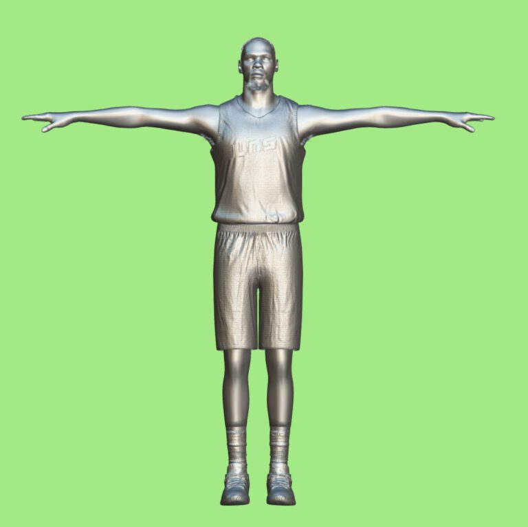 T-Pose Rigged Kevin Durant Phoenix Suns – 3DPassion.NET