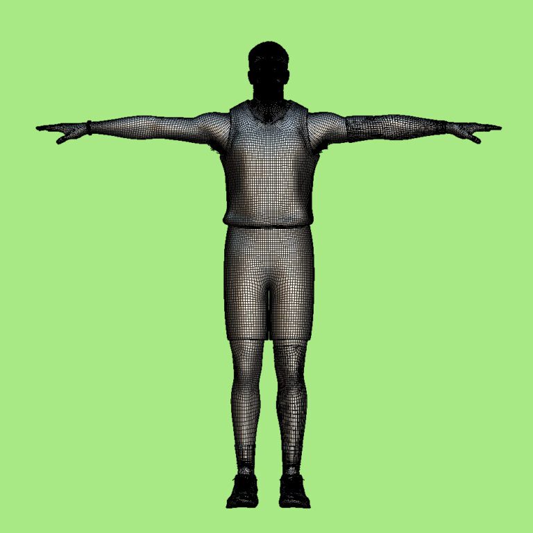 T-Pose rigged Torrey Craig Phoenix Suns NBA – 3DPassion.NET