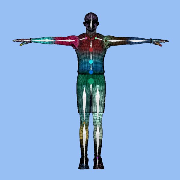 T-Pose Rigged De'Aaron Fox Sacramento Kings - 3DPassion.NET