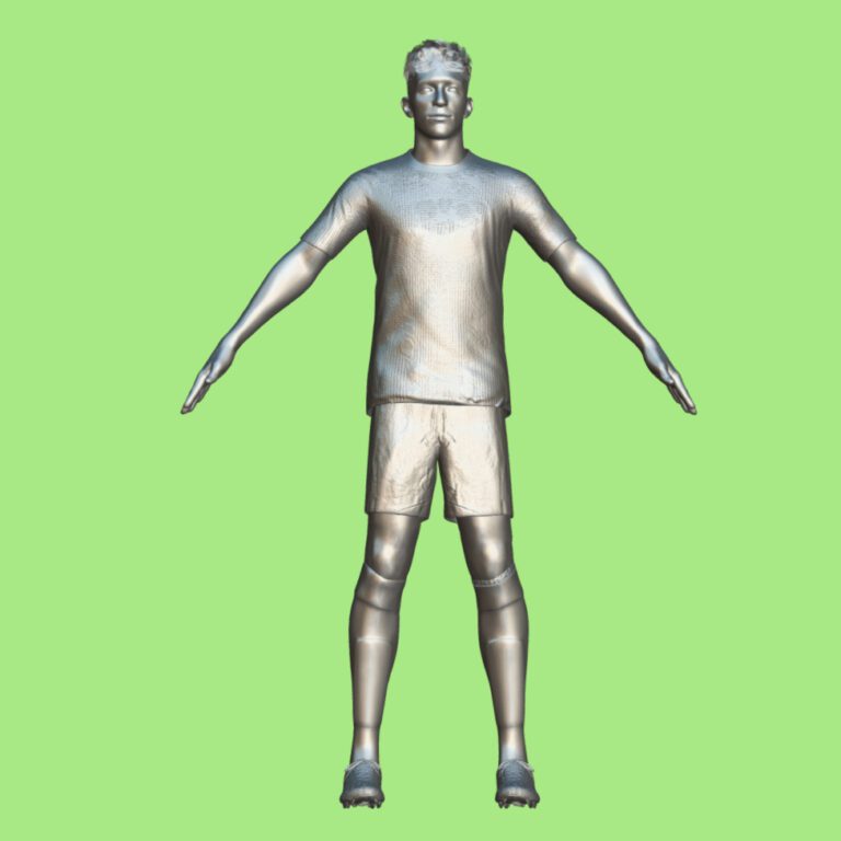 T-Pose body + face rigged Ahmetcan Kaplan Ajax 23-24 - 3DPassion.NET