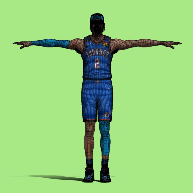 T-Pose Shai Gilgeous-Alexander Oklahoma City Thunder - 3DPassion.NET