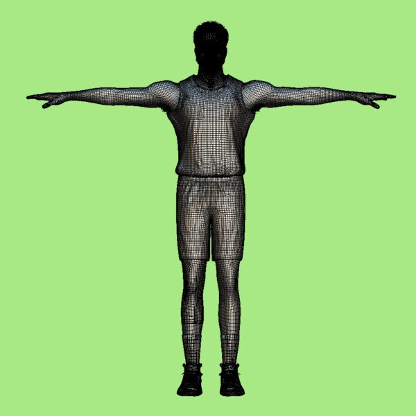 T-Pose Rigged Jayson Tatum Boston Celtics NBA - 3DPassion.NET