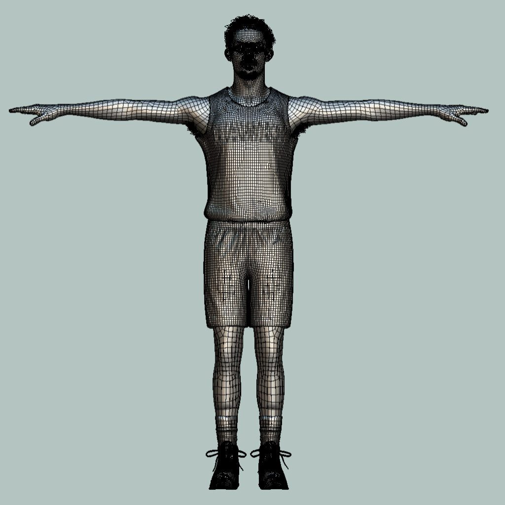 T-Pose Trae Young Atlanta Hawks NBA - 3DPassion.NET