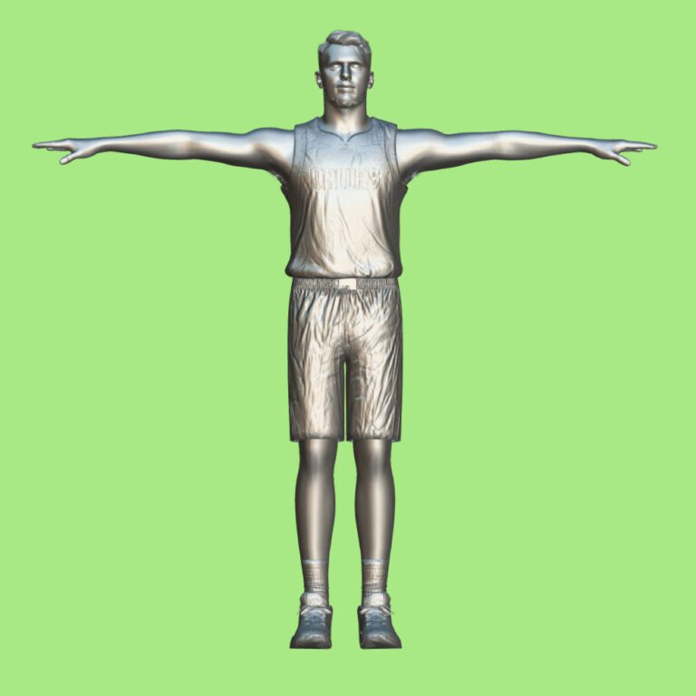 T-Pose rigged Luka Doncic Dallas Mavericks NBA - 3DPassion.NET