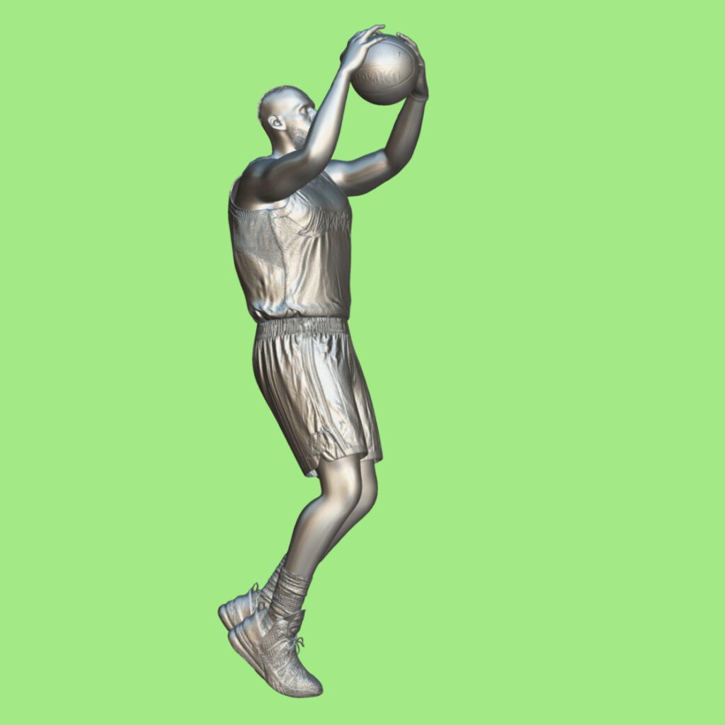 3D Rigged Lebron James shooting NBA - 3DPassion.NET