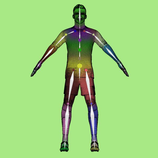 T-Pose Rigged Dani Olmo Spain Euro 2024 - 3DPassion.NET