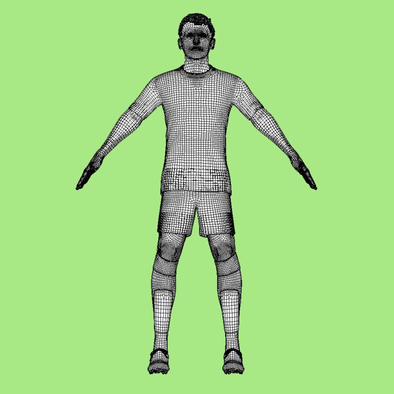 T-Pose Rigged Mikel Oyarzabal Spain Euro 2024 - 3DPassion.NET