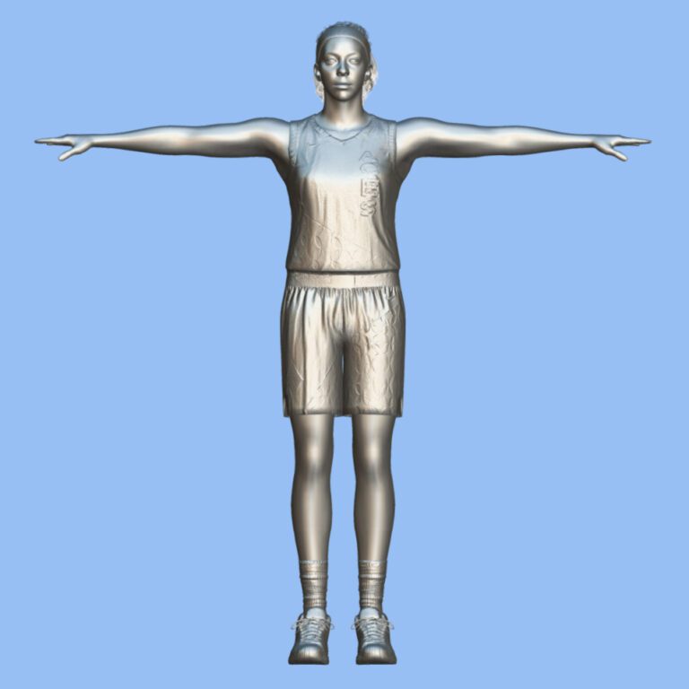 T-Pose Rigged Candace Parker WNBA – 3DPassion.NET