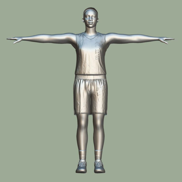 T-Pose Rigged Jackie Young WNBA - 3DPassion.NET