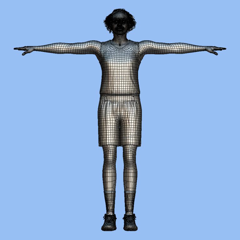 T-Pose Rigged Brianna Turner WNBA - 3DPassion.NET