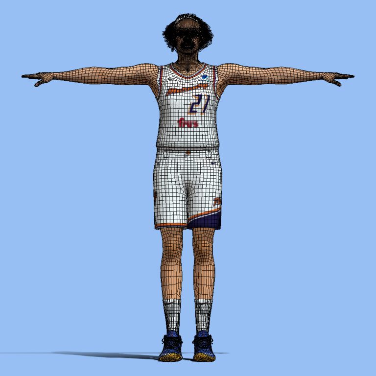 T-Pose Rigged Brianna Turner WNBA - 3DPassion.NET