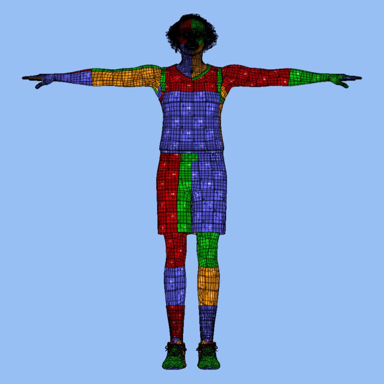 T-Pose Rigged Brianna Turner WNBA - 3DPassion.NET