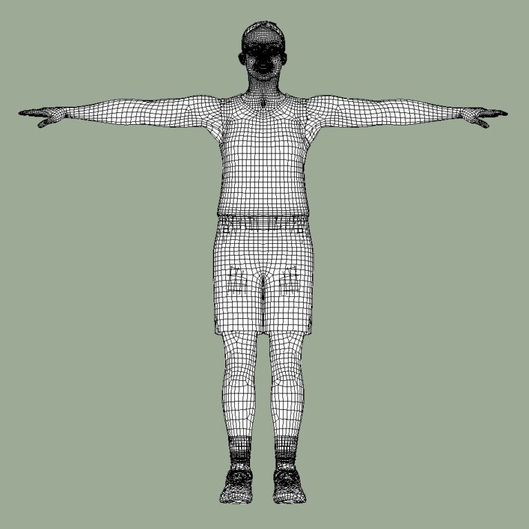 T-Pose Rigged Jackie Young WNBA - 3DPassion.NET