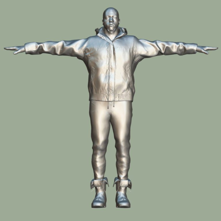 T-Pose Rigged Kanye West rapper - 3DPassion.NET