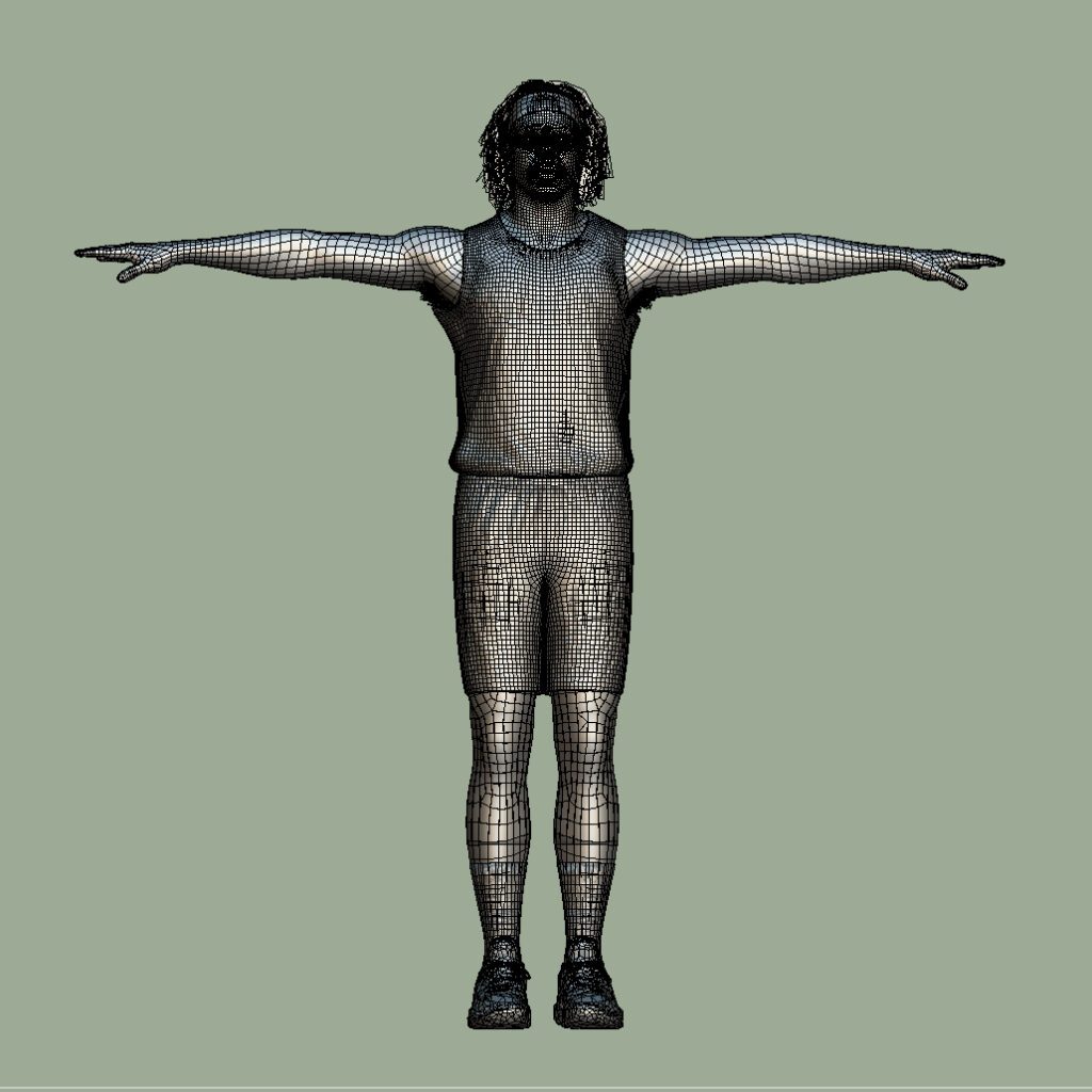 T-Pose Rigged Jrue Holiday Boston Celtics - 3DPassion.NET