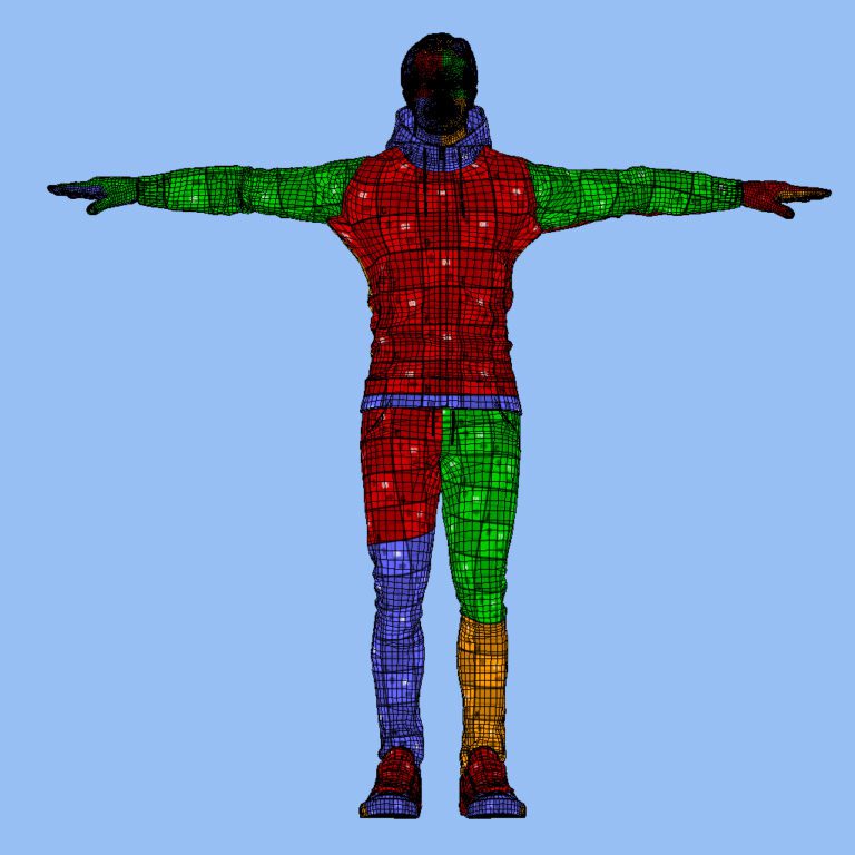T-Pose Rigged Sport man - 3DPassion.NET