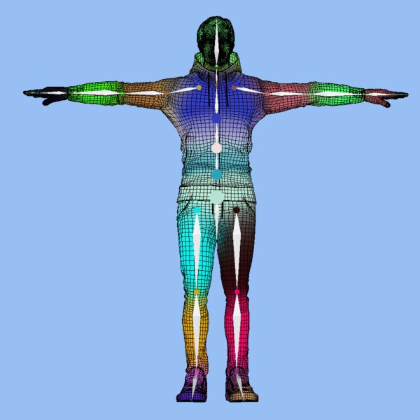 T-Pose Rigged Sport man - 3DPassion.NET