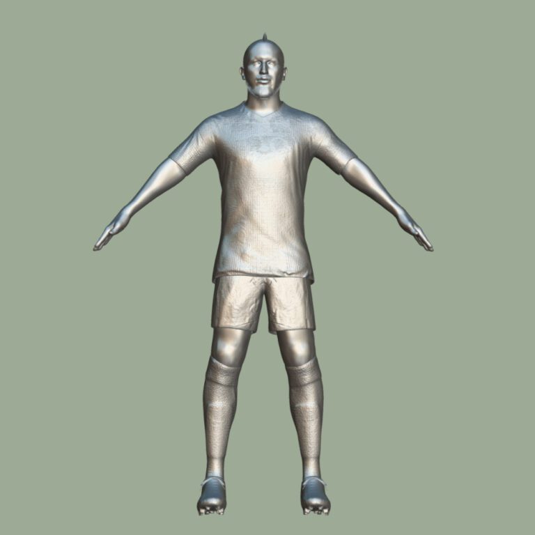 T-Pose Rigged Arturo Vidal Chile – 3DPassion.NET