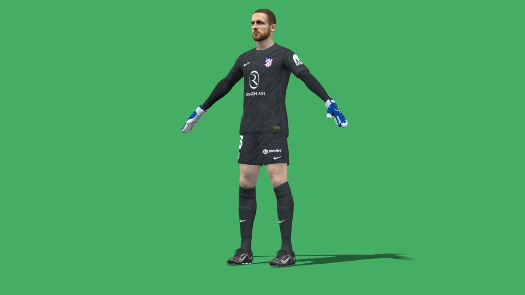 3D Rigged Jan Oblak Atletico Madrid 2025 - 3DPassion.NET