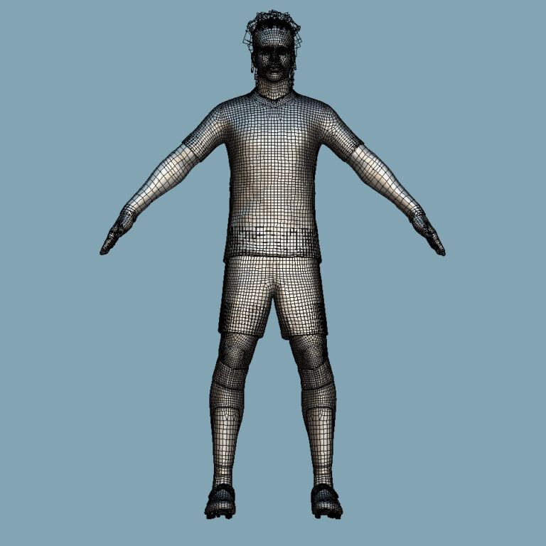 T-Pose Rigged Michael Olise Bayern Munich 24-25 - 3DPassion.NET