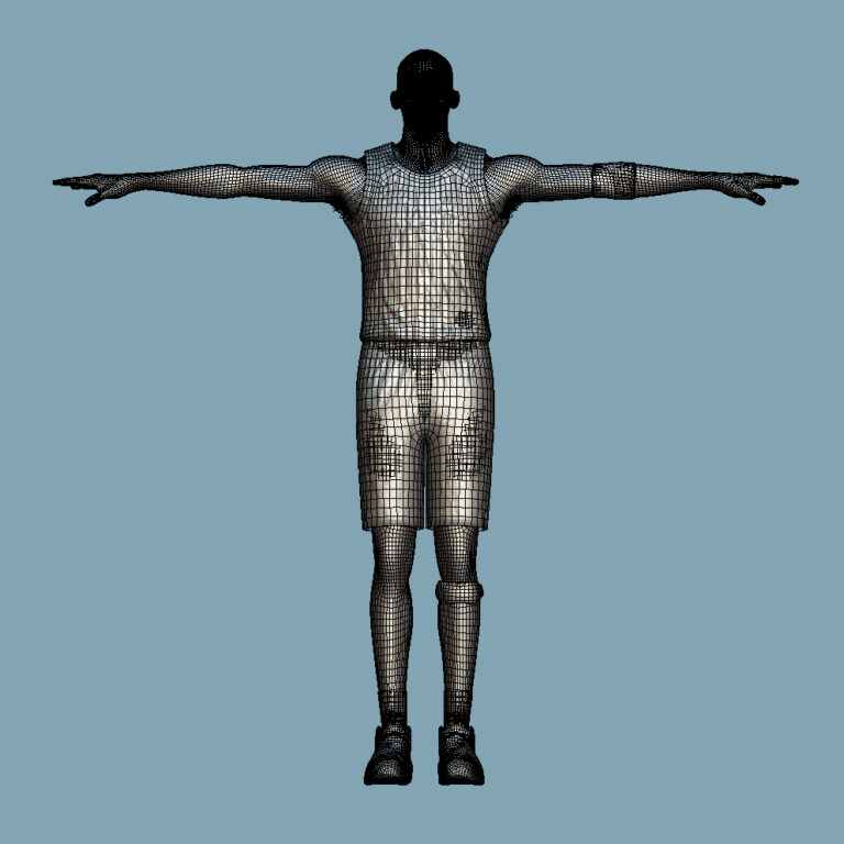 T-Pose Rigged Penny Hardaway Orlando Magic 1995 - 3DPassion.NET